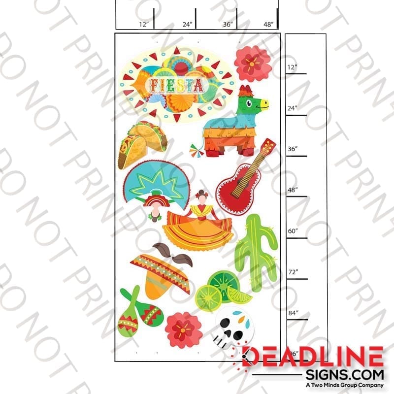 Fiesta – Full Sheet Bundle – 13 Piece Yard Card Set - Yard Letters by ...